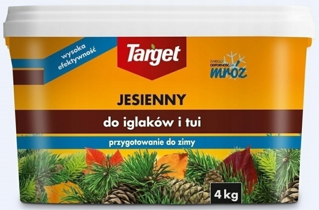 Nawóz Jesienny Do Iglaków Tui 4kg Target - 12426664484 - oficjalne archiwum Allegro