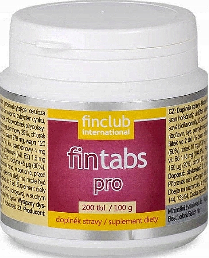 FINTABS PRO 200 TABLETEK FINCLUB WŁOSY PAZNOKCIE - 9293214070 ...