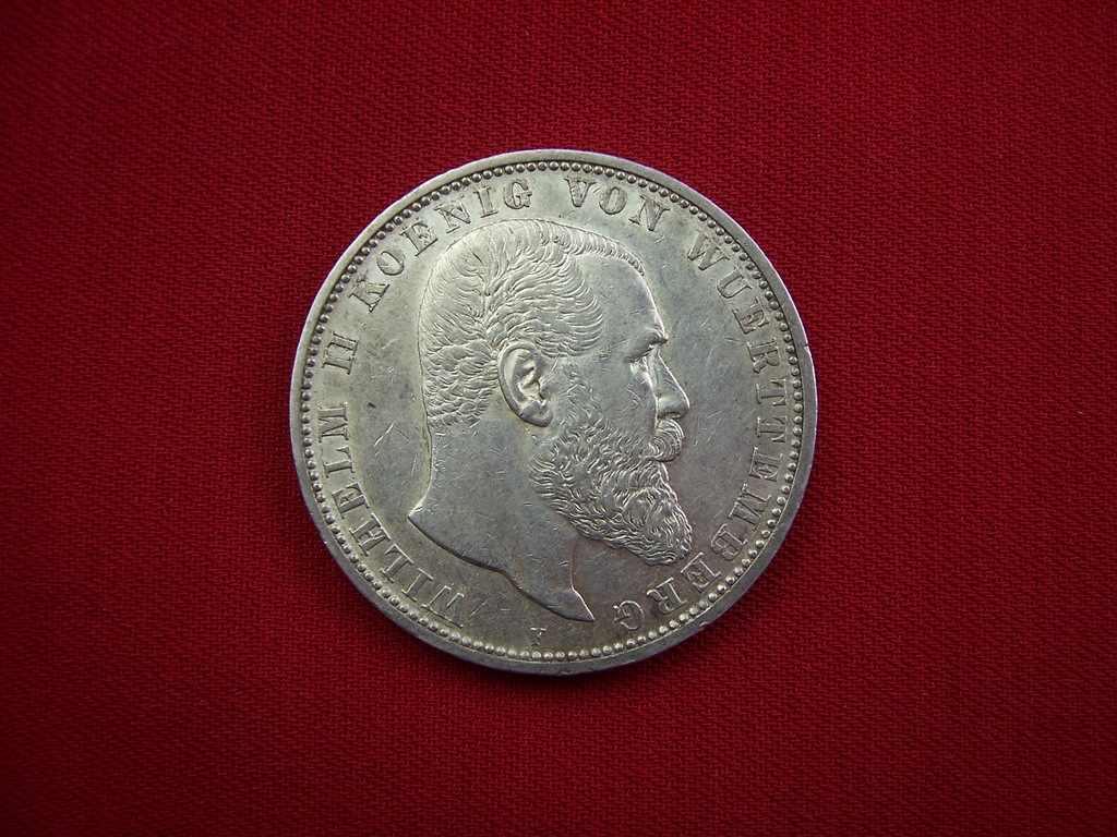 Niemcy Prusy 5 marek 1903 funf mark srebro nr 07 - 12982149042 ...