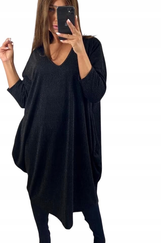 V799 SUKIENKA SYLWESTROWA CZARNA BOMBKA r. 56 - 14662653836 - oficjalne ...