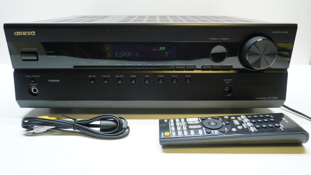 Amplituner Onkyo 5.1 HT-R380 PILOT GWARANCJA - 9796359500 - oficjalne archiwum Allegro