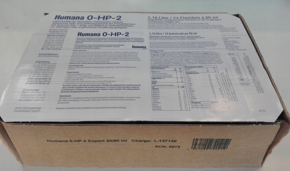 Humana 0-HP-2 mleko w płynie dla noworodków 24x90 - 11293774822 ...
