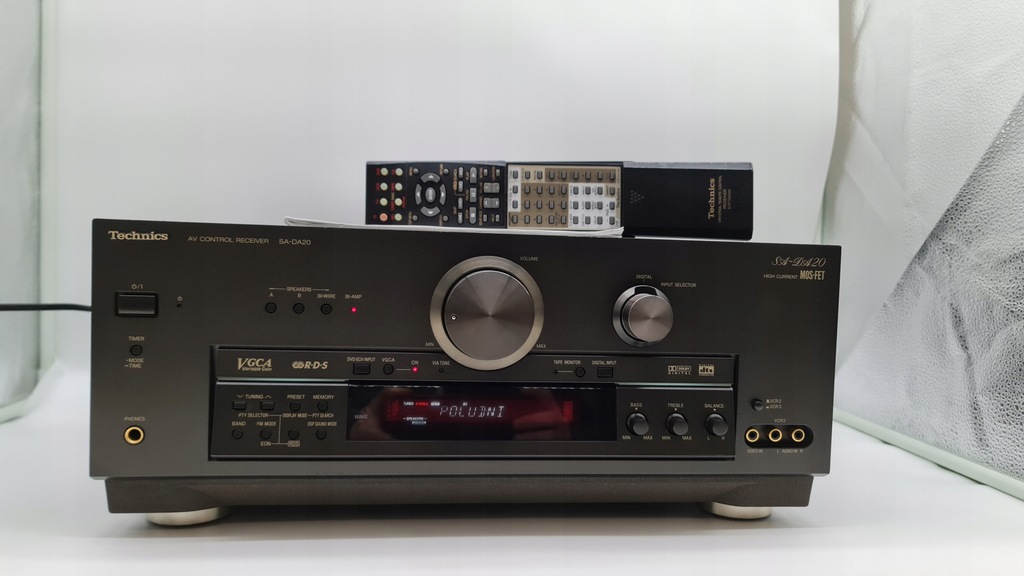 Technics SA-DA20 Amplituner Topowa maszyna + Pilot - 11727450085 - oficjalne archiwum Allegro