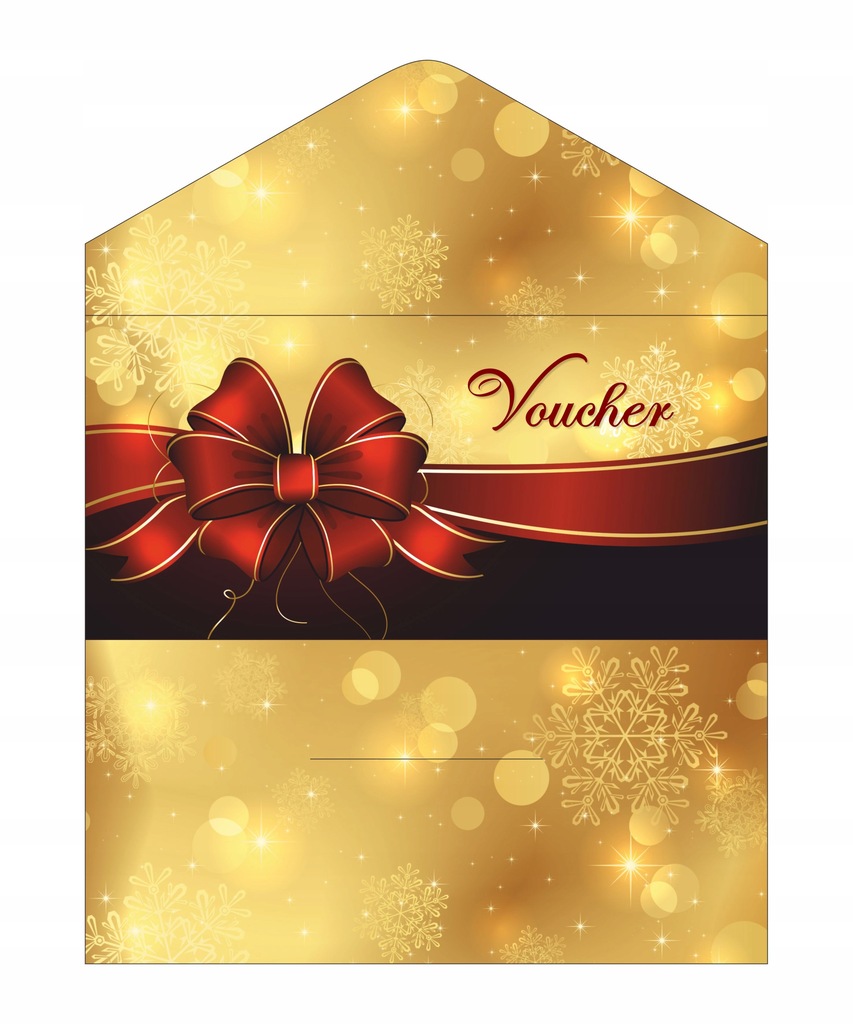 Voucher bon karta podarunkowa VIP składana folia - 13130862832 ...