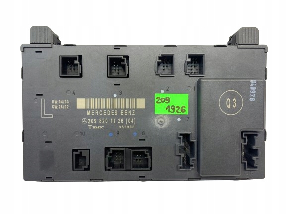 MERCEDES CLK W209 MODUŁ KOMFORTU DRZWI LEWYCH A2098201926 - 15244853311 ...