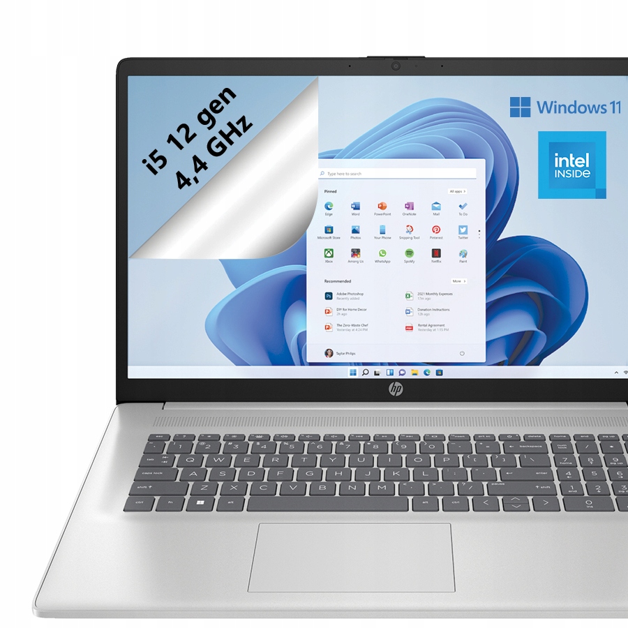 HP 17 i7-1355U SSD 1TB/16GB DDR4 17.3" FHD IPS(1920x1080) WIN11 SILVER - 14444464398 - oficjalne ...