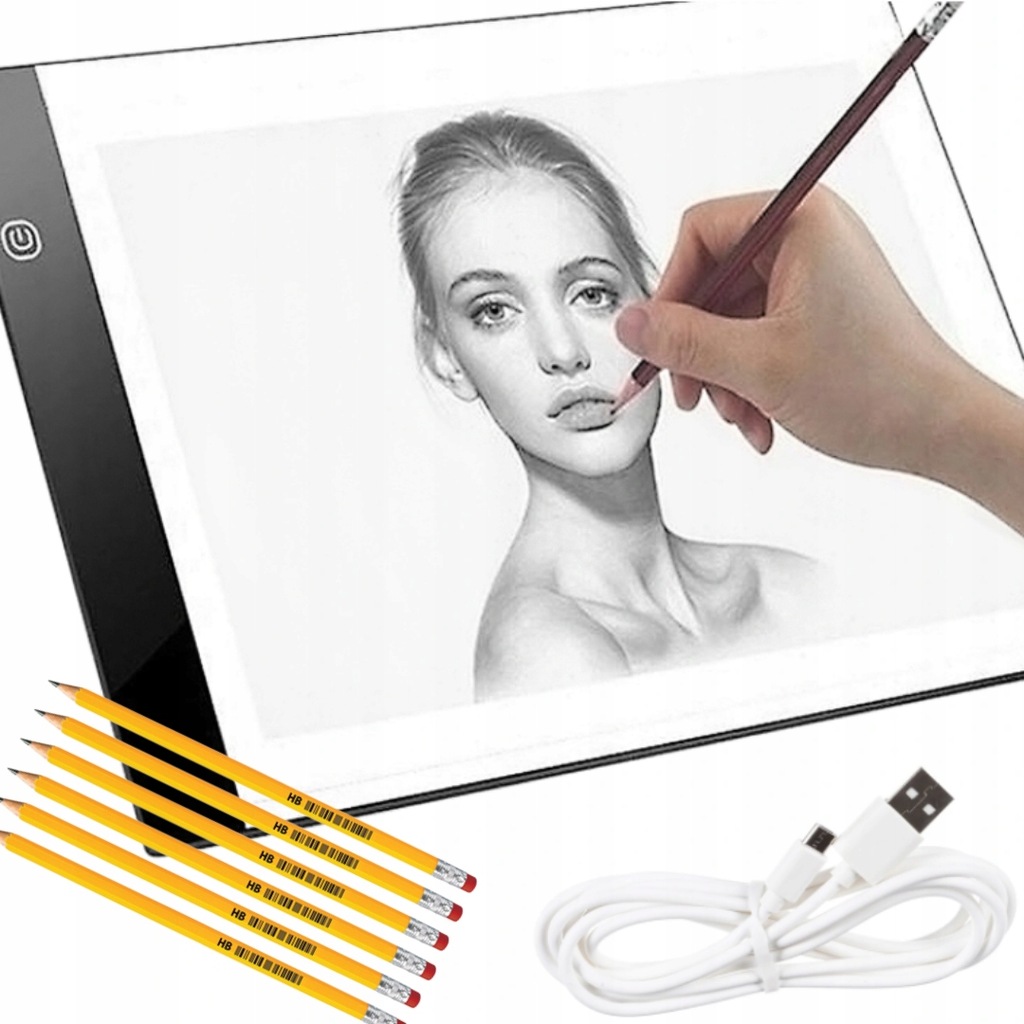 Tablica do rysowania deska kreślarska Kalka LED A4 - 12132266134 ...