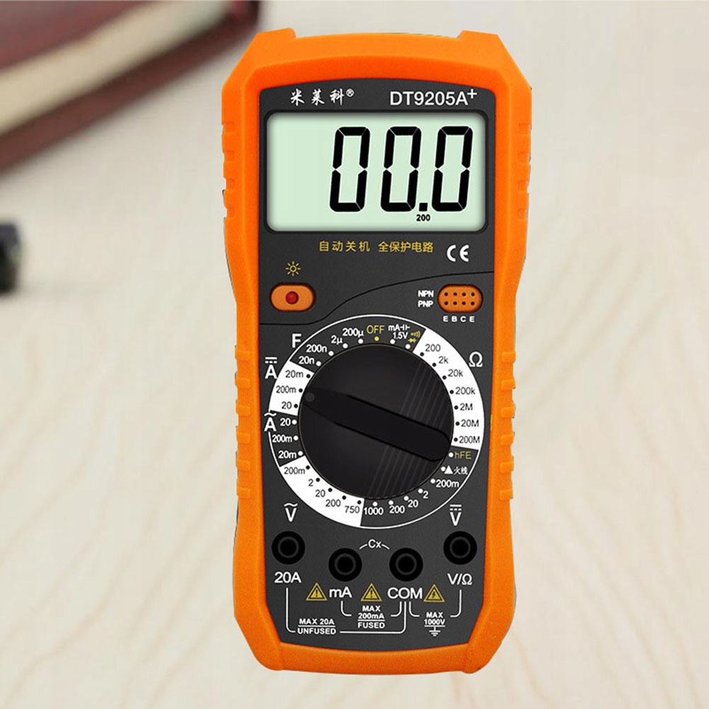 DT9205A + Multimetr cyfrowy Automatyczny miernik - 12266995016 - oficjalne archiwum Allegro