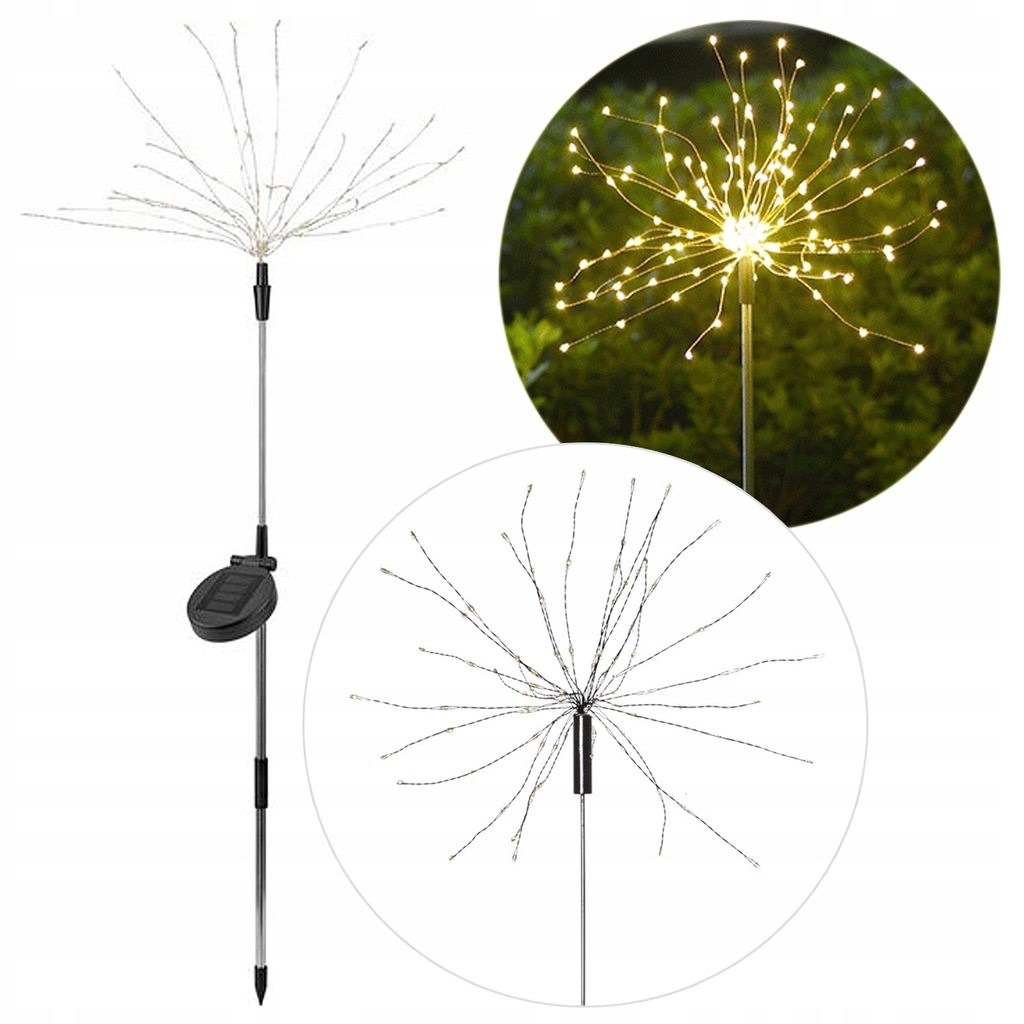 1x LAMPA SOLARNA OGRODOWA LED DRZEWKO DMUCHAWIEC - 12575735200 - oficjalne archiwum Allegro