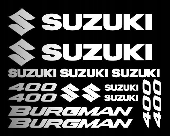 SUZUKI BURGMAN 600 _ naklejki _ CHROM - 11090577059 - oficjalne ...