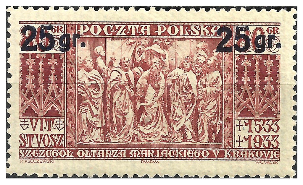 1934 Polska Fi.270 II b ** WYDANIE PRZEDRUKOWE gwar. J.WALOCHA PZF ...
