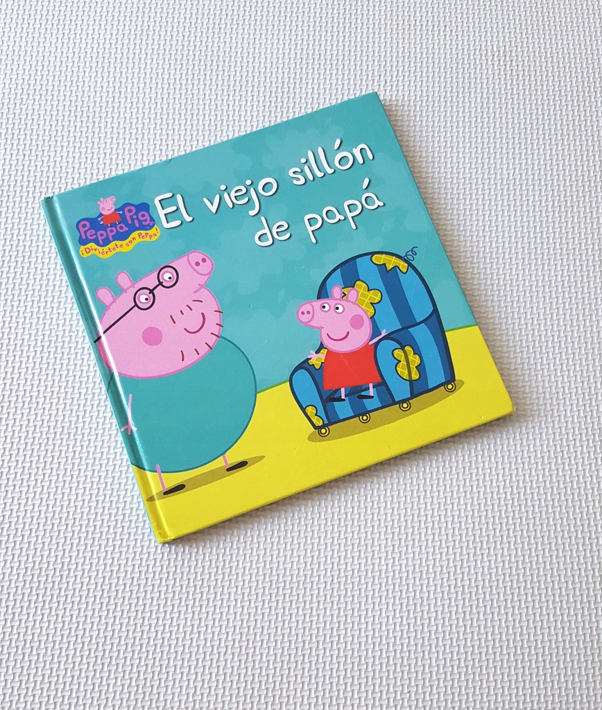 Świnka Peppa po Hiszpańsku El viejo sillón de papá - 12673824575 ...