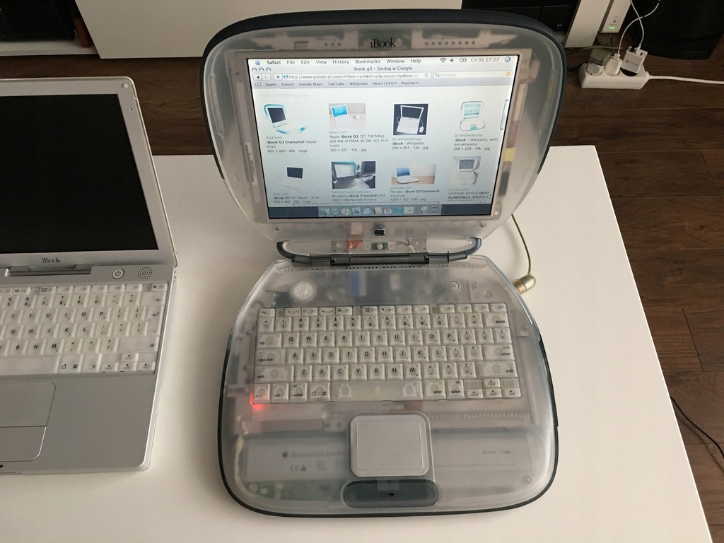 iBook G3 Clamshell Clear 32GB micro SSD Jojo - 8318832044 - oficjalne ...