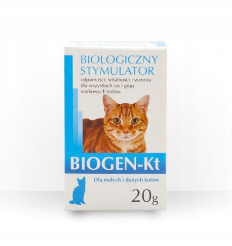 BIO-GEN Biogen Kt 20g Probiotyk dla Kota - 12125089987 - oficjalne ...