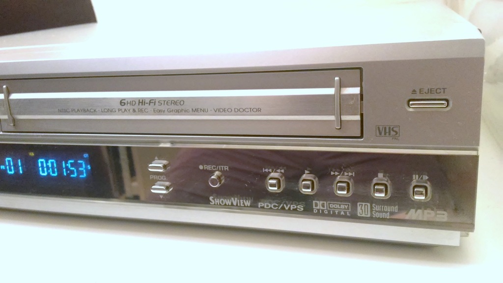 COMBO VHS DVD LG DVC 5935 DIVX MP3 - 7165695303 - oficjalne archiwum Allegro