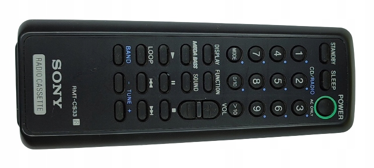 PILOT SONY RMT-CS33 CFD-S34 CFD-S37 ORYGINAŁ - 12334244544 - oficjalne archiwum Allegro