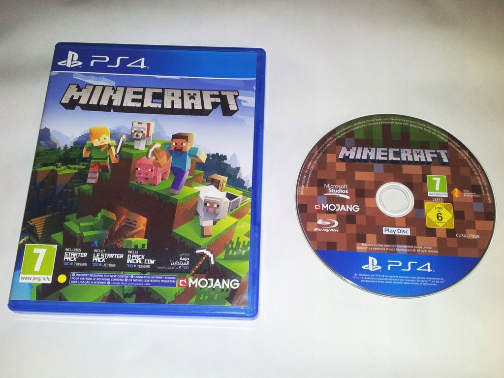 Minecraft + Dodatki --- PS4 / PS5 --- Po Polsku - 13196687792 ...