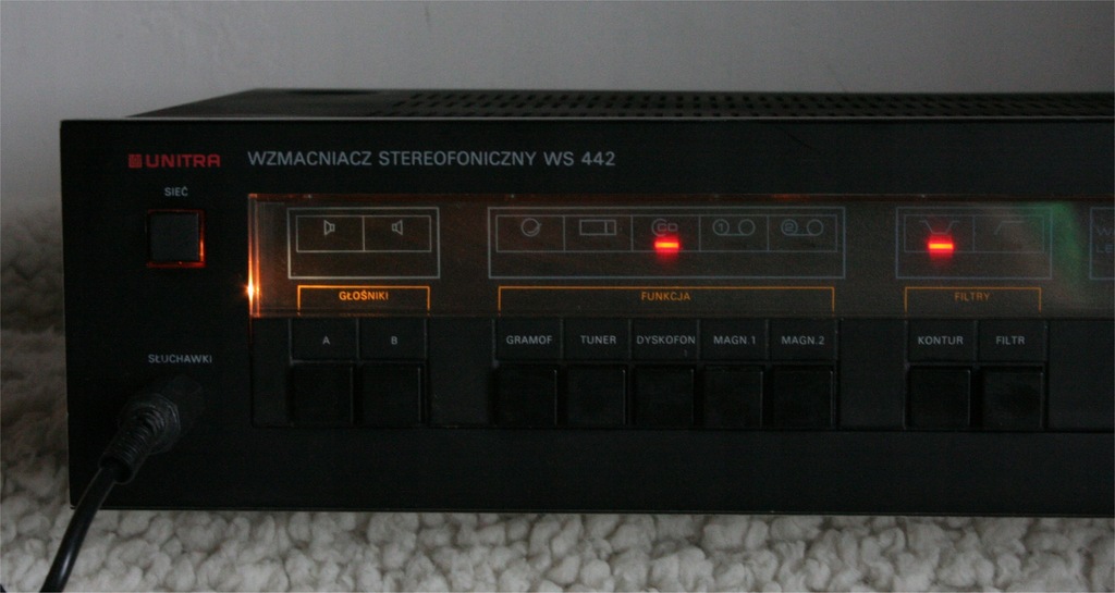 Wzmacniacz UNITRA DIORA WS 442 - logo UNITRA - - 9368535275 - oficjalne archiwum Allegro