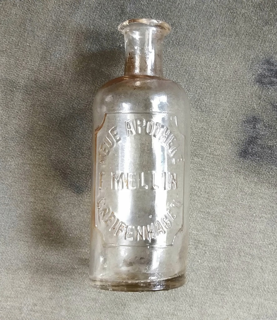 Butelka apteczna Gryfino Greifenhagen Stettin - 12259591857 - oficjalne ...