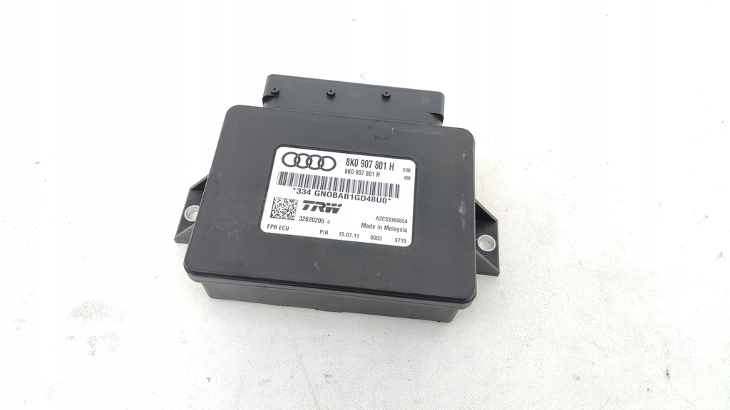 AUDI A4 B8 A5 8T MODUŁ HAMULCA RĘCZNEGO 8K0907801H - 13619930681 - oficjalne archiwum Allegro