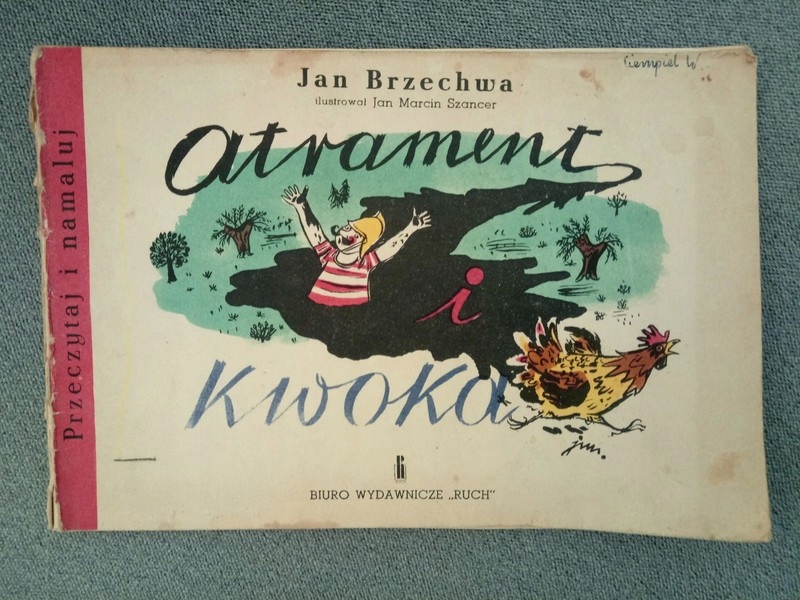 Atrament i kwoka Brzechwa PRL antyk - 12590006166 - oficjalne archiwum ...