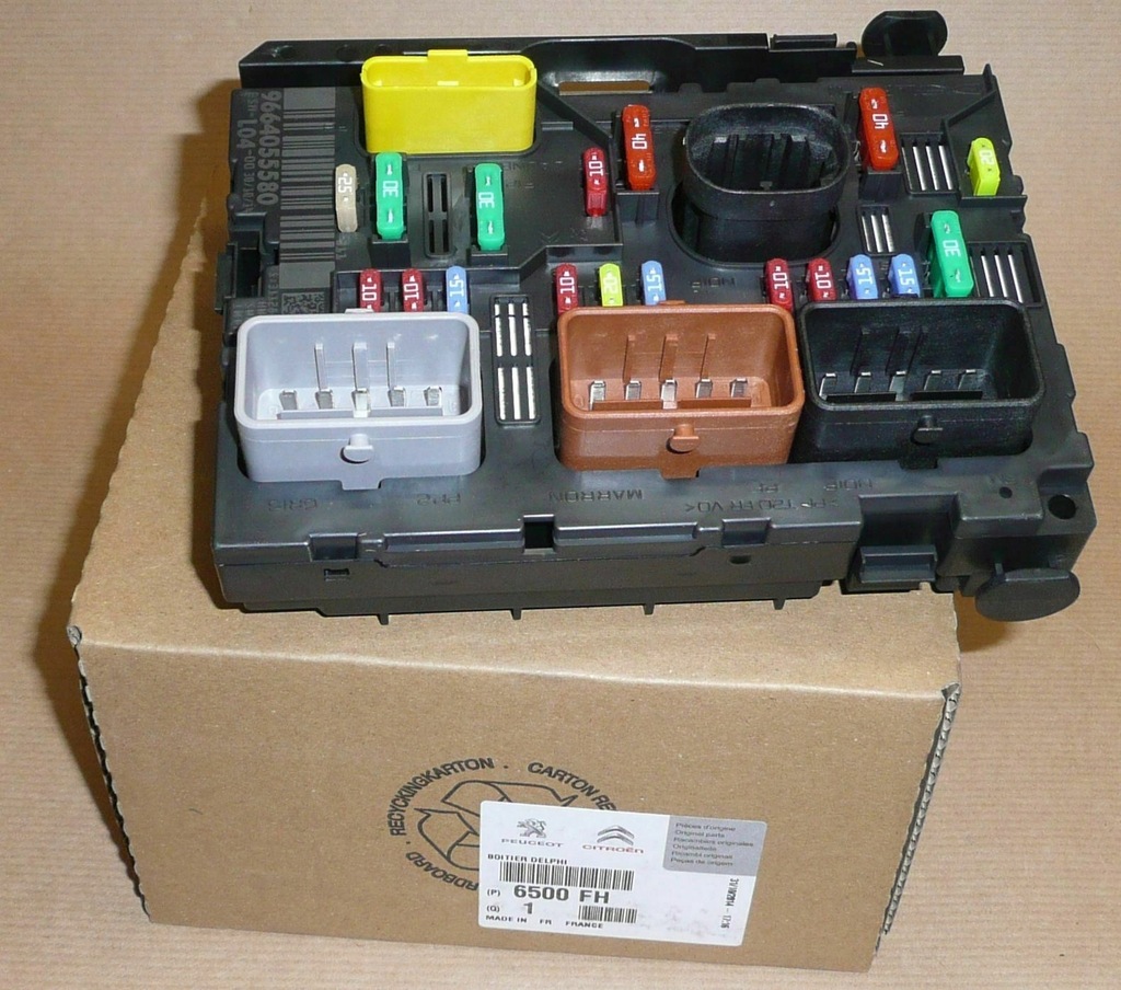 Skrzynka Bezpieczników CITROEN/PEUGEOT PSA 6500FH - 8136164503 ...