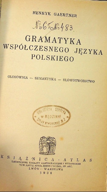 Gramatyka Współczesnego Języka Polskiego - 13213631100 - oficjalne ...
