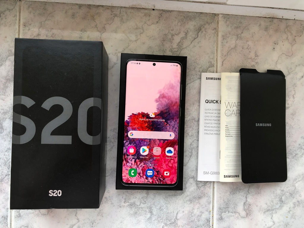 Samsung Galaxy S20 SM-G980F CZARNY PĘKNIETY - 12743214950 - oficjalne ...