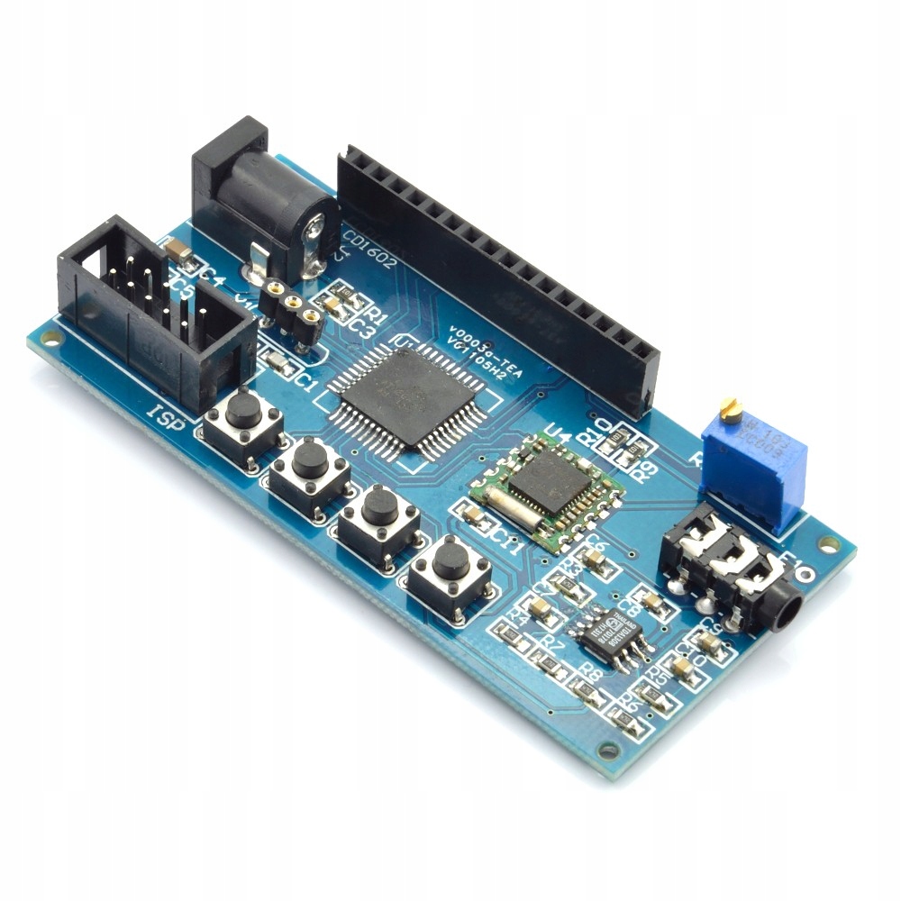 Zestaw uruchomieniowy ATmega16 z radiem FM TEA5767 - 11843978720 ...
