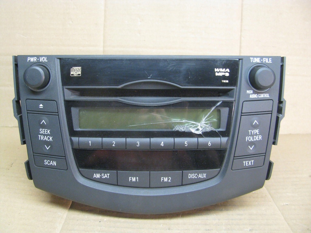 RADIO TOYOTA RAV 4 CD MP3 - 13611027064 - oficjalne archiwum Allegro