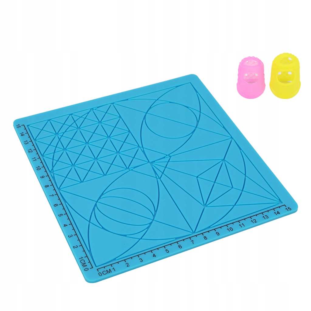 Silicone Mat Drawing Board for Drawing & Designing with 2 Silicone ...