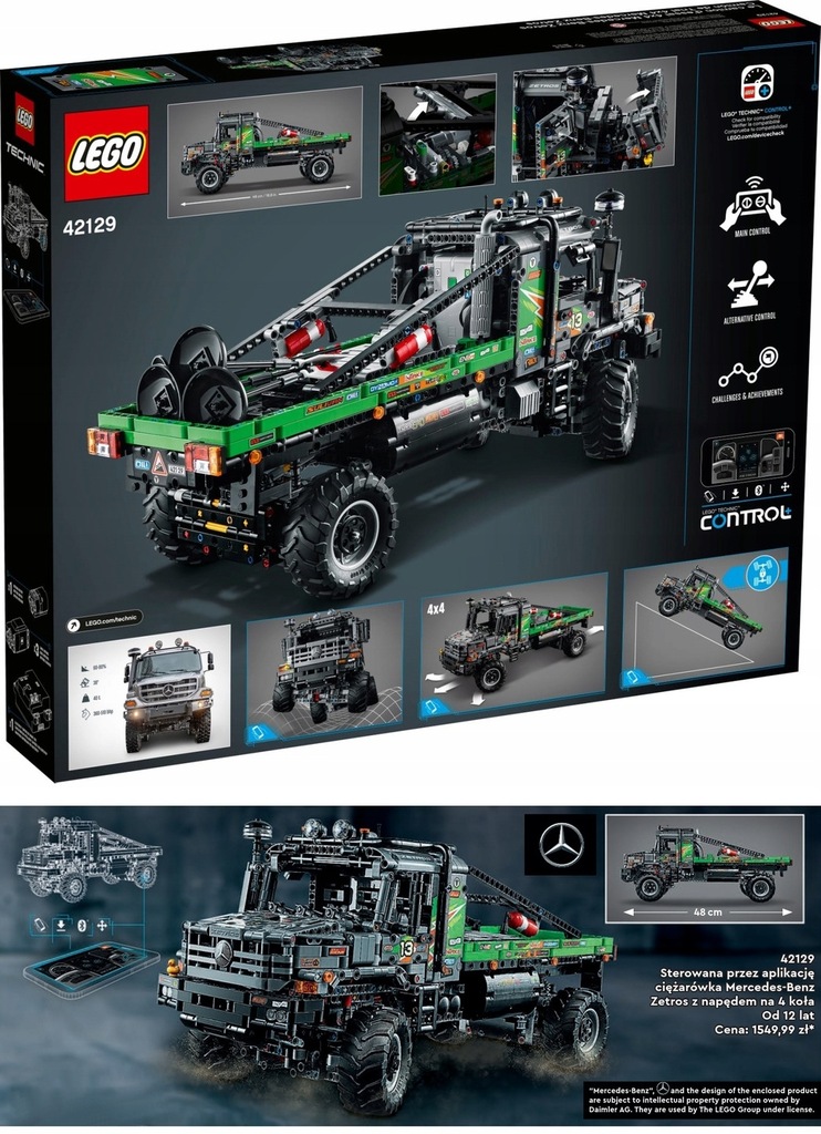 Купить LEGO TECHNIC ГРУЗОВИК MERCEDES С ДИСТАНЦИОННЫМ УПРАВЛЕНИЕМ ...