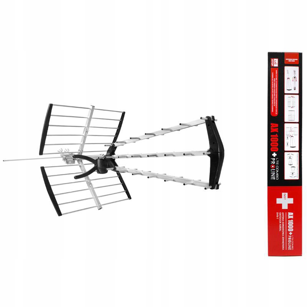 ANTENA DVB-T OPTICUM AX 1000 + LTE COMBO PROLINE - 9019805022 ...