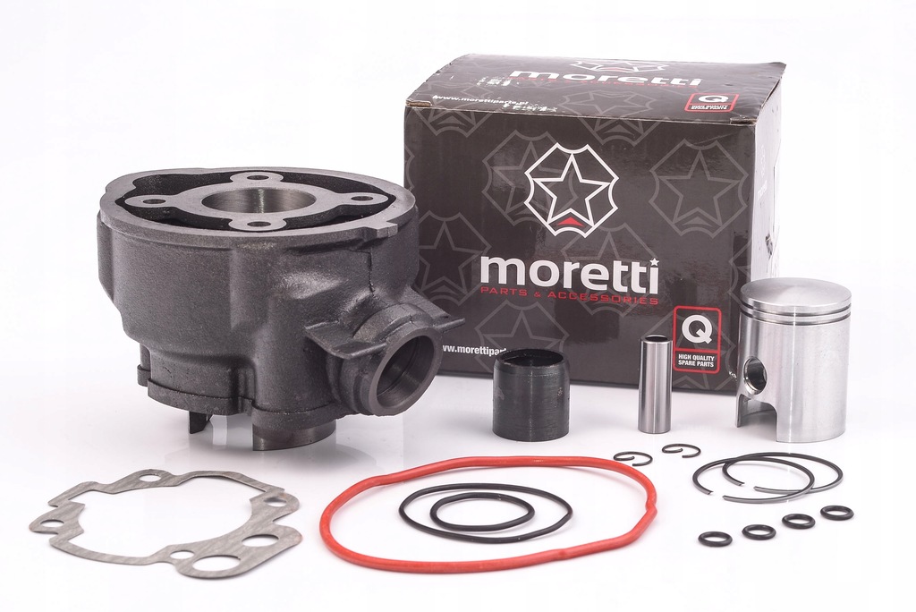 Cylinder Minarelli AM6 50cm3 Aprilia RS yamaha DT TZR 50 Moretti czarny ...
