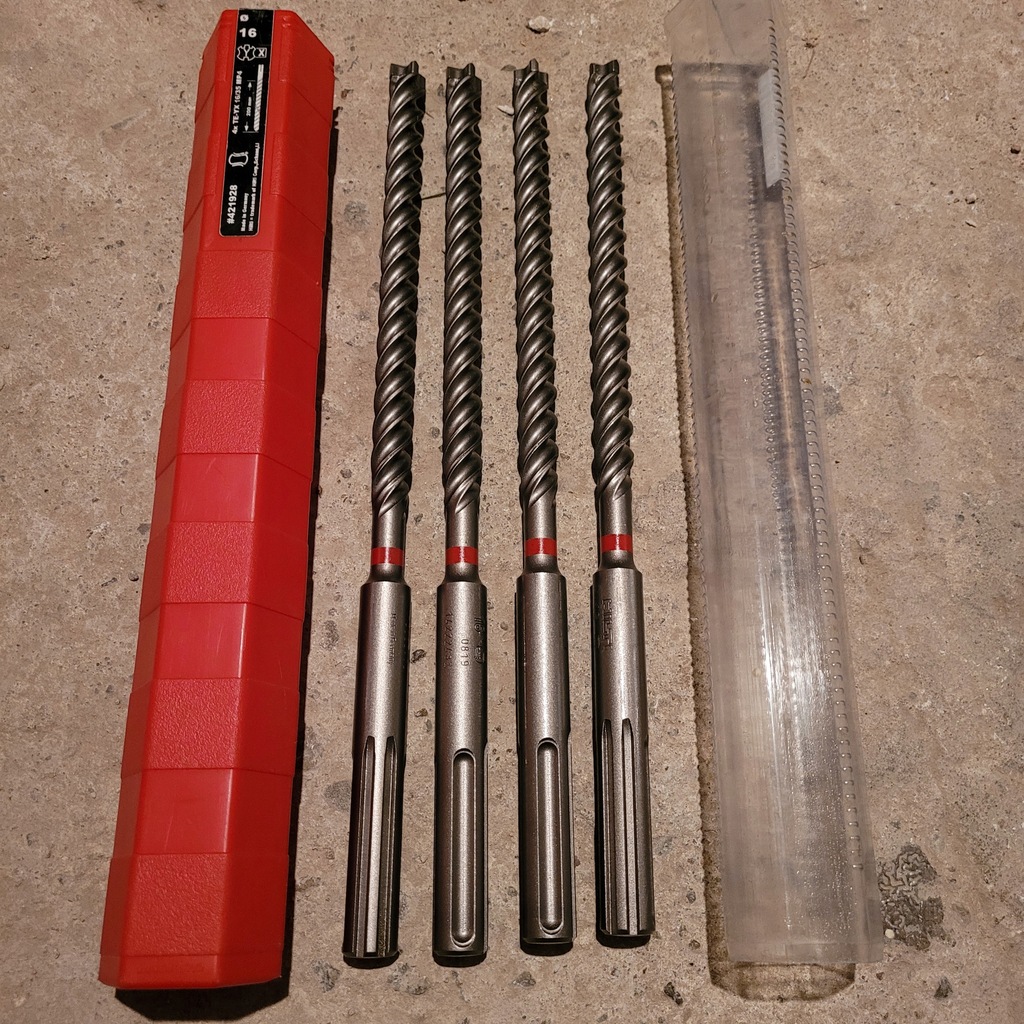Wiertła udarowe Hilti 4x TE-YX 16/35 MP4 SDS-MAX - 12431253101 ...