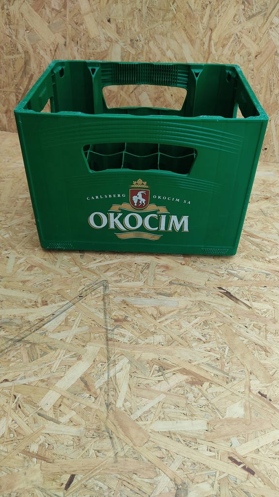 Skrzynka transporter piwa piwie OKOCIM 20x0,5L nr6 - 12538662088 ...