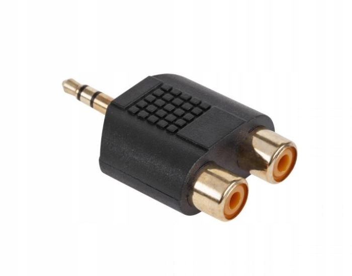 Przejściówka 2x RCA cinch - jack 3,5mm adapter - 10821733617 ...