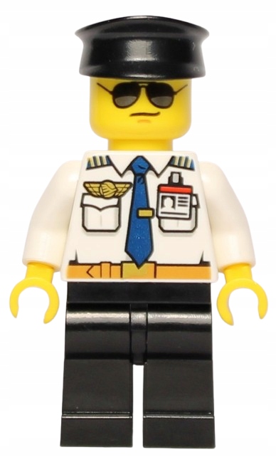 LEGO Figurka City - Pilot Samolotu - 16965739683 - oficjalne archiwum ...