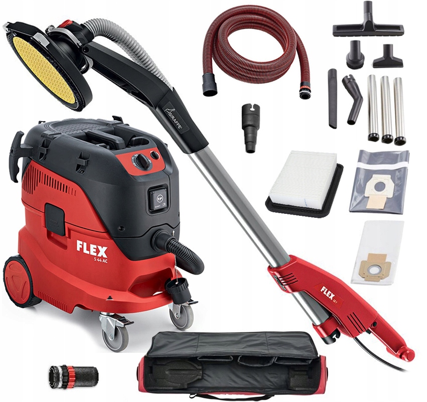 Szlifierka do Gipsu Żyrafa GIRAFFE FLEX GE5 Zestaw Wąż Torba Odkurzacz ...