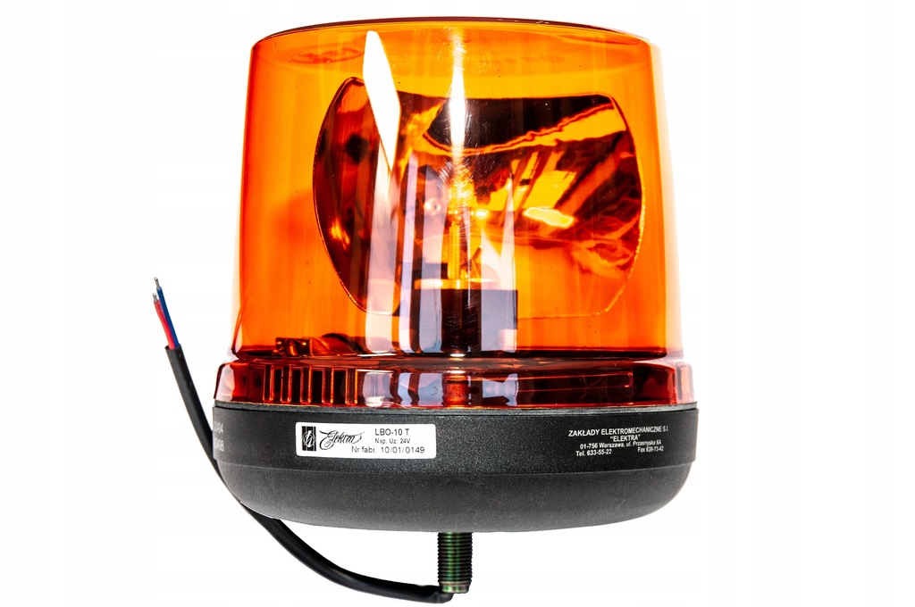 LAMPA SYGNALIZACYJNA BŁYSKOWA (KOGUT) 12V ŚRUBA - 9584901279 - oficjalne archiwum Allegro