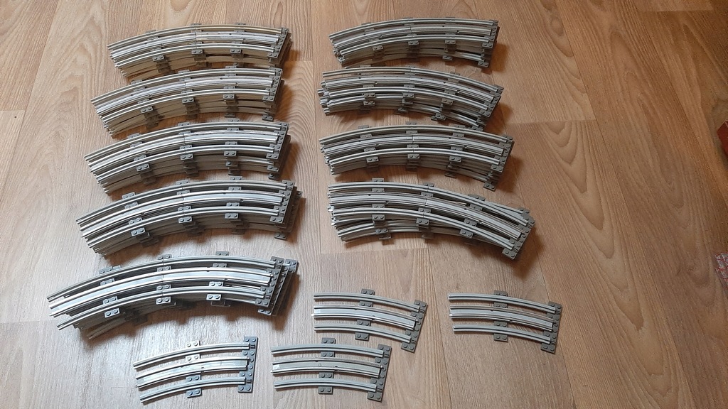 LEGO -TRAIN TORY 12V KOMPLET 3241 3230b 3229b 4166 - 10148907245 ...