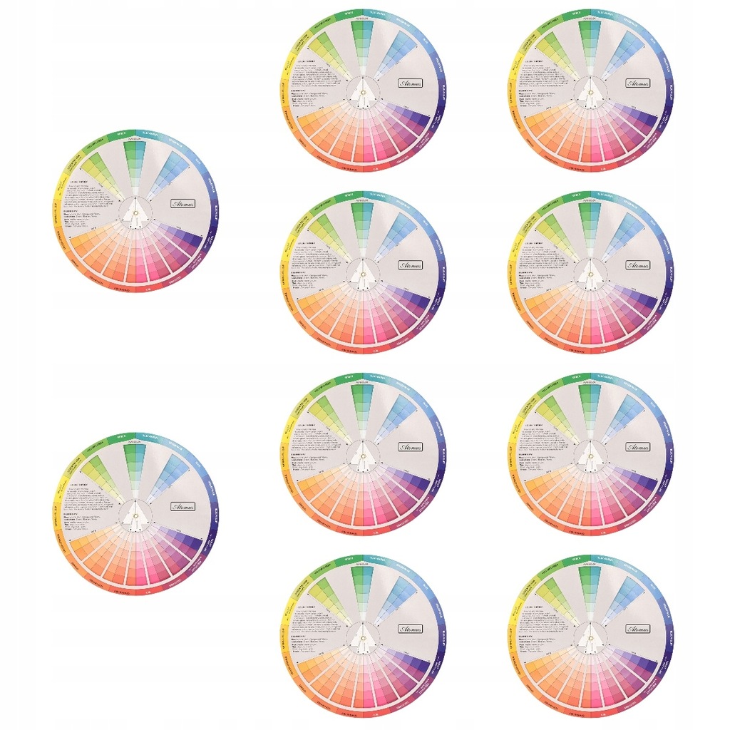 Gradient Color Wheel Colour Wheels Mixing Set 10 - 14135744231 ...
