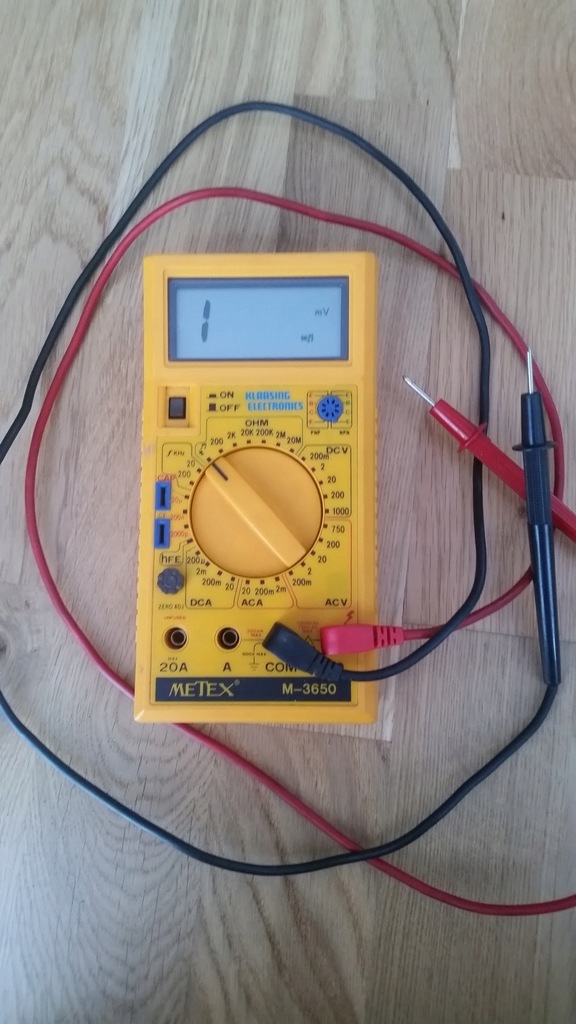 MULTIMETR METEX M-3650 - 8391479155 - oficjalne archiwum Allegro