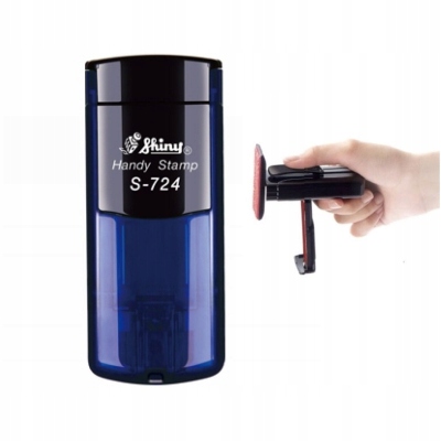 PIECZĄTKA KIESZONKOWA SHINY 724 do 8 linii+GUMKA - 13658717904 ...