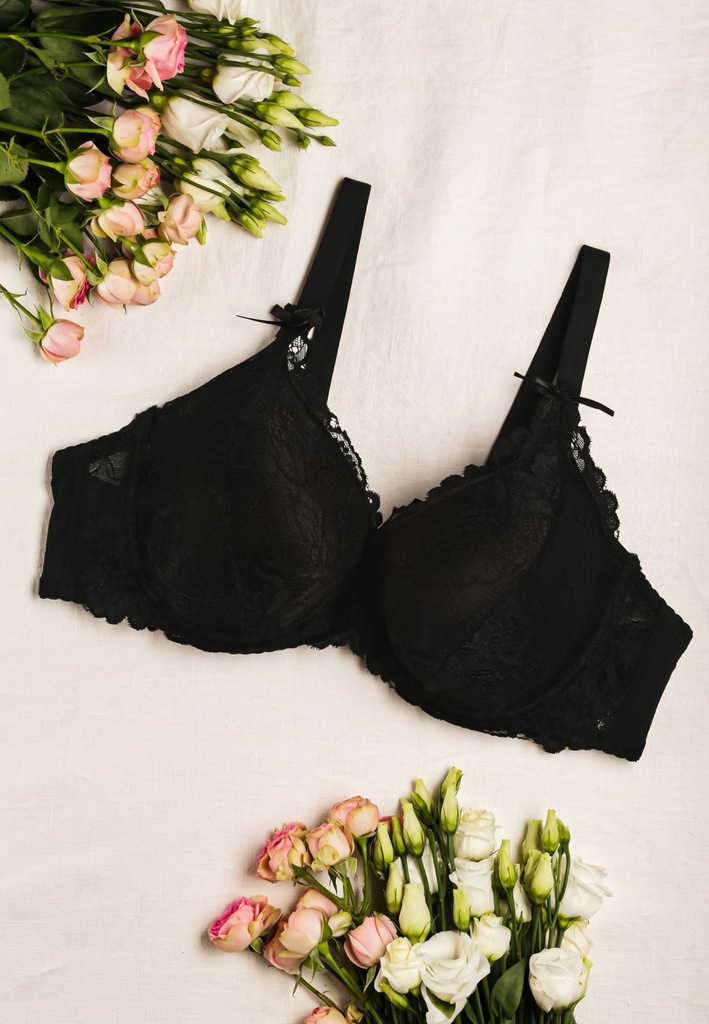 Born2Be Czarny Biustonosz damski 95D Full Cup - 13587184437 - oficjalne ...