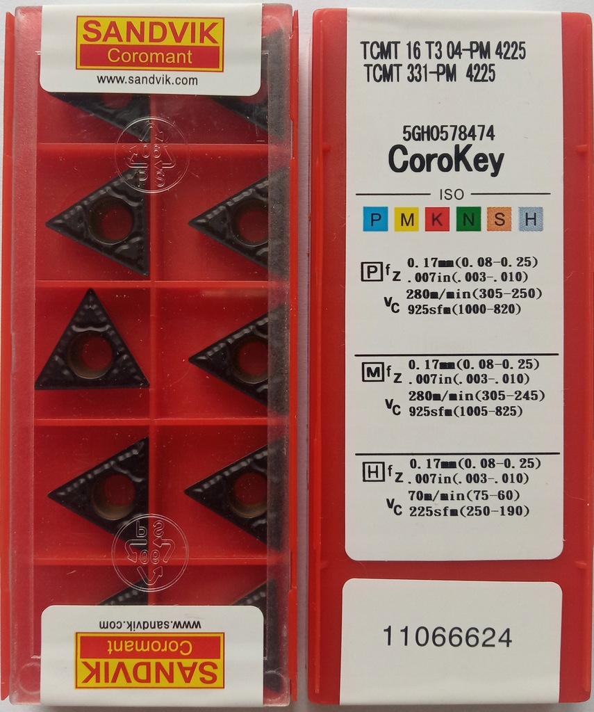 TCMT 16T304-PM 4225 Sandvik płytki tokarskie - 12516322381 - oficjalne ...