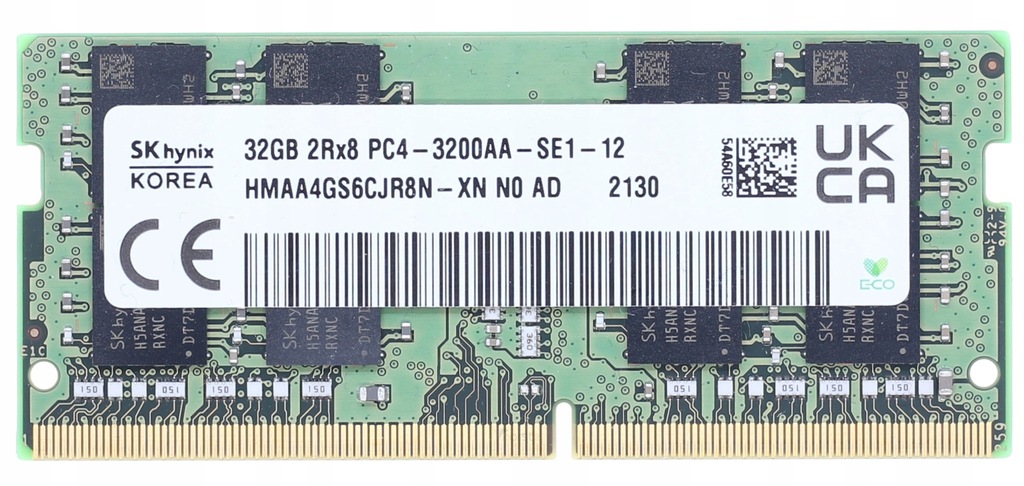 Купить Оперативная память Sk Hynix 32 ГБ Ddr4 3200 МГц Sodimm отзывы