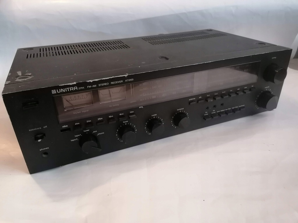 Amplituner Unitra ZRK AT 9100 czarny na części - 13777075541 ...