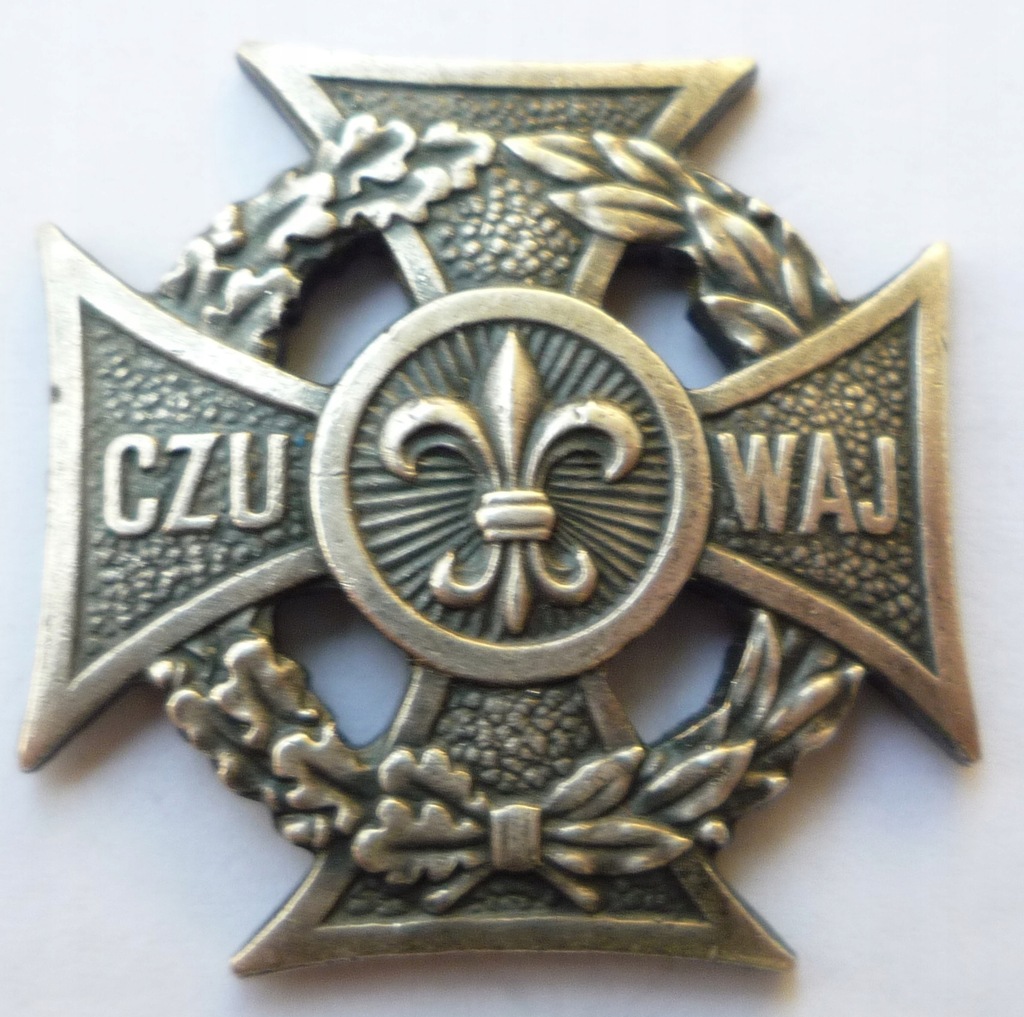 Odznaka Harcerska ZHP CZUWAJ Krzyż Harcerski numer - 14363630118 ...