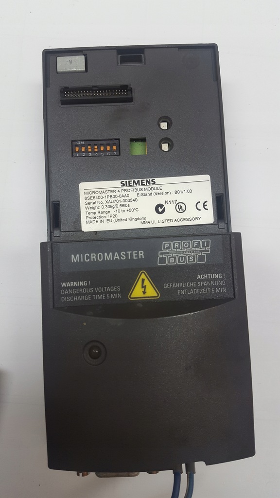 SIEMENS MICROMASTER 4 PROFIBUS MODULE DP - 7832389185 - oficjalne ...